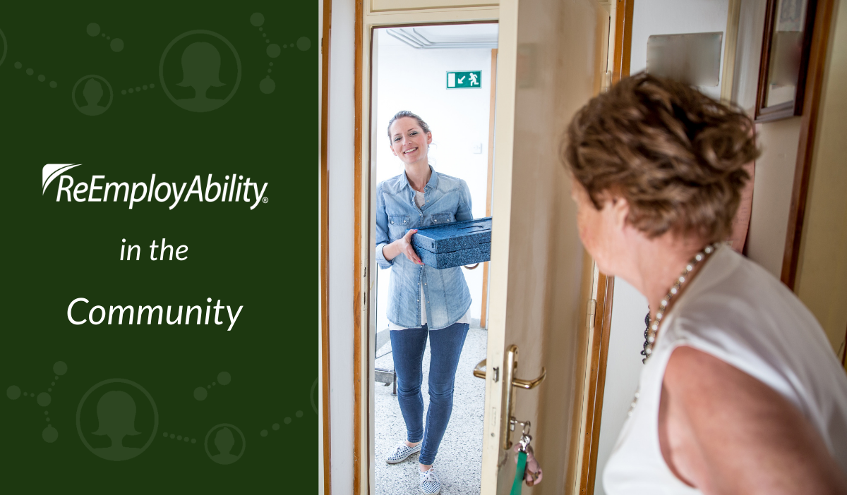 ReEmployAbility Volunteers Deliver More Than Meals
